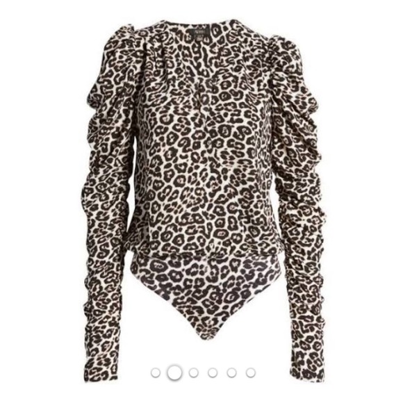 AFRM | Tops | Afrm Danna Puff Sleeve Bodysuit | Poshmark